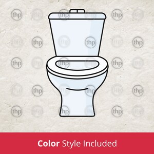 Toilet SVG - Bathroom Svg, Restroom Svg, Potty Svg, Toilet Bowl Svg ...