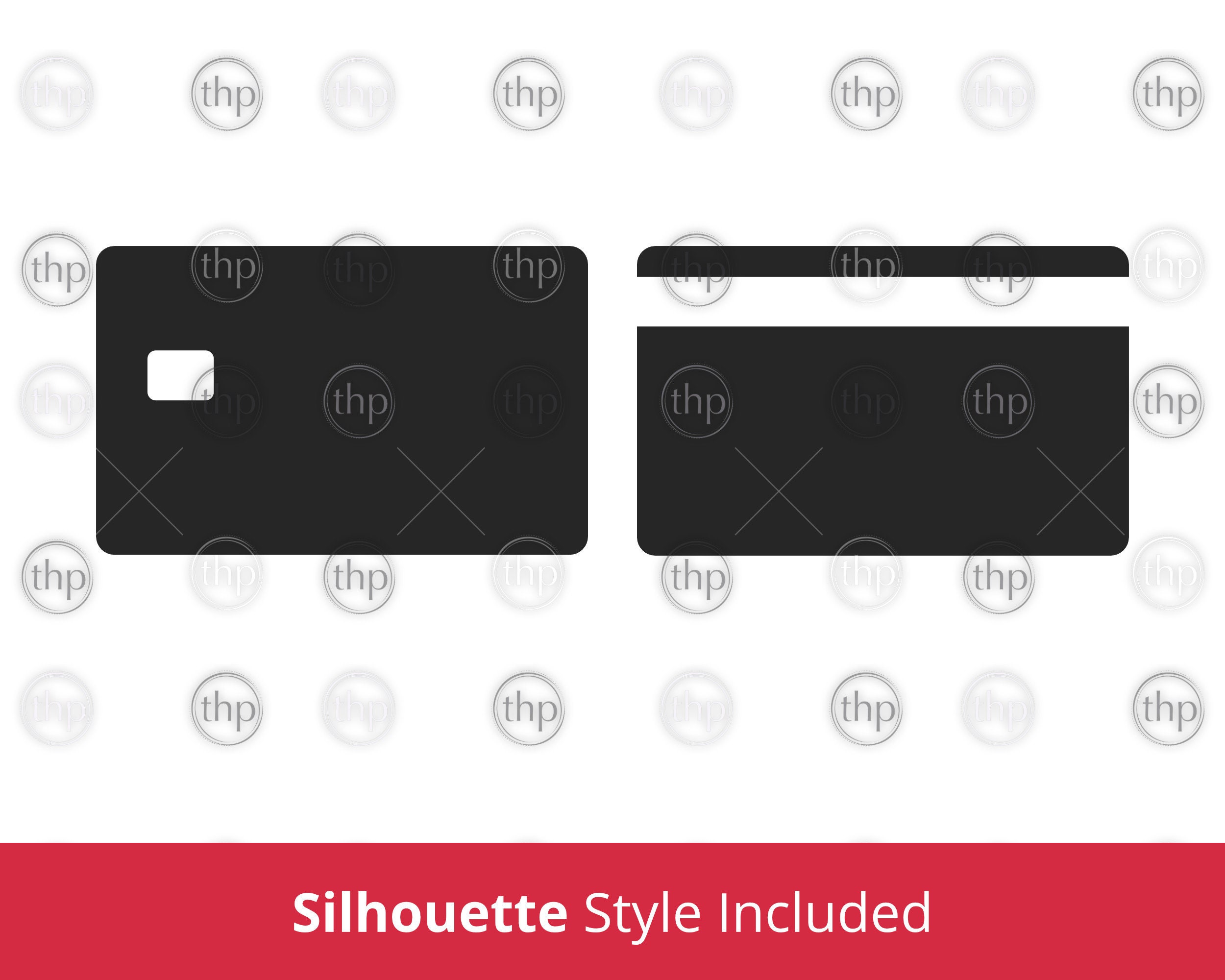 Credit Card Template SVG PNG PDF - Blank Front, Back, Personalized ...