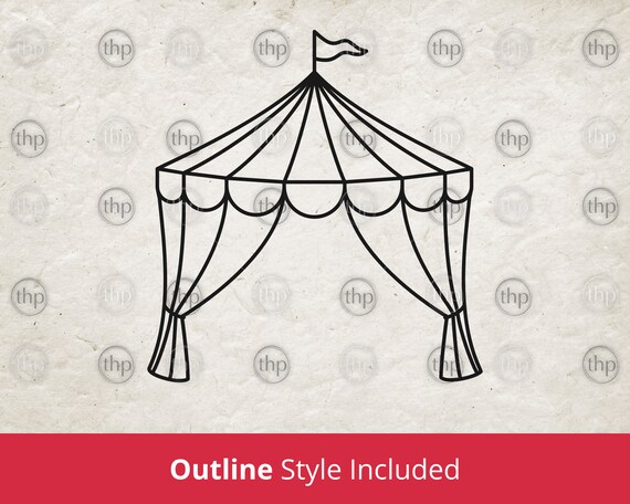 Open Circus Tent