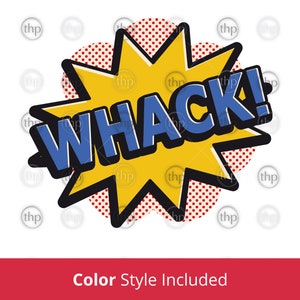 Comic Book SVG Whack Svg, Superhero Svg, Super Hero Svg, Pop Art Svg ...