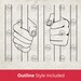 Prison SVG - Prison Bars Svg, Prison Break Svg, Jail Cell Svg, Locked ...