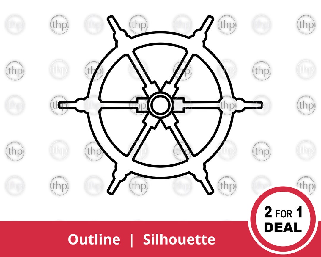 Ship Wheel SVG Helm Svg, Boat Wheel Svg, Steeting Wheel Svg, Nautical ...