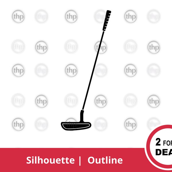 Golf Putter Clipart - Etsy