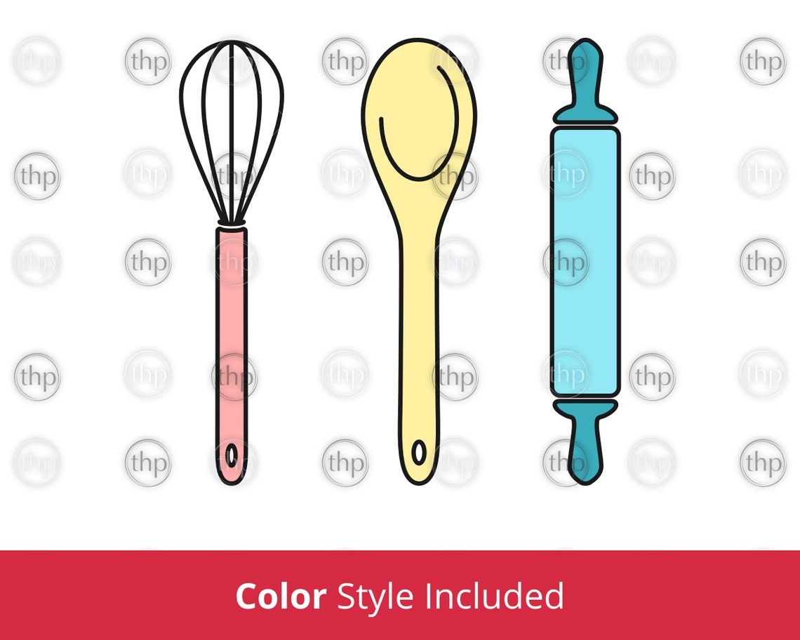 Baking SVG Baking Utensils Svg Kitchen Svg Rolling Pin - Etsy Canada
