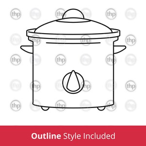 Slow Cooker SVG - Slow Cooking Svg, Appliance Svg, Kitchen Svg, Slow ...