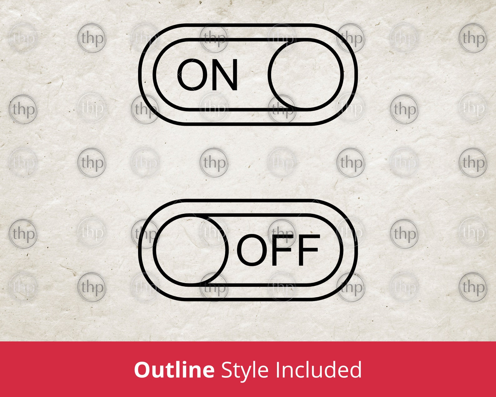 Toggle Switch SVG on off Switch Svg on off Svg on off - Etsy