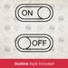 Toggle Switch SVG - on off Switch Svg, on off Svg, on off Button Svg ...