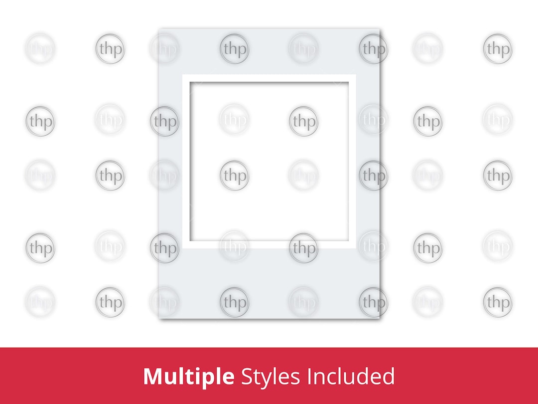 Selfie Frame Template: Photo Booth Prop Cut Files SVG PNG DXF (digital ...
