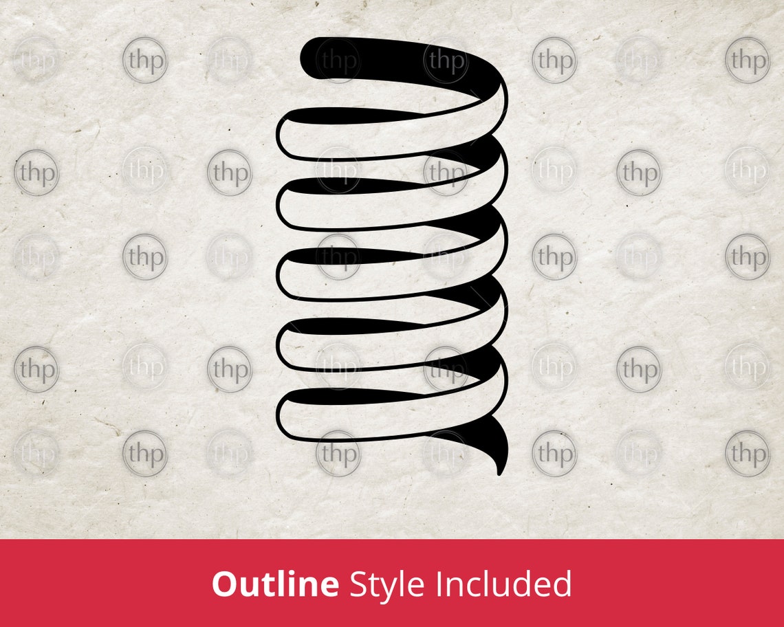 Spring SVG Spring Coil Svg Coil Svg Auto Svg Car Parts - Etsy