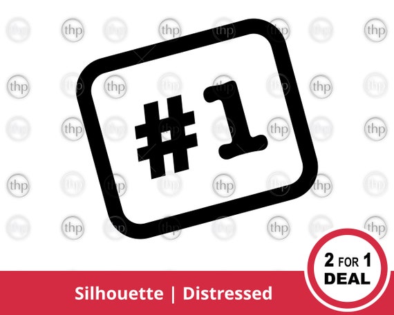 Number 1 Rubber Stamp Svg 1 1st First Stamp 1 Red Rubber | Etsy