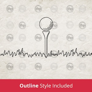 Golf Ball Tee SVG Golf Svg, Golf Course Svg, Golf Club Svg, Golfing Svg ...