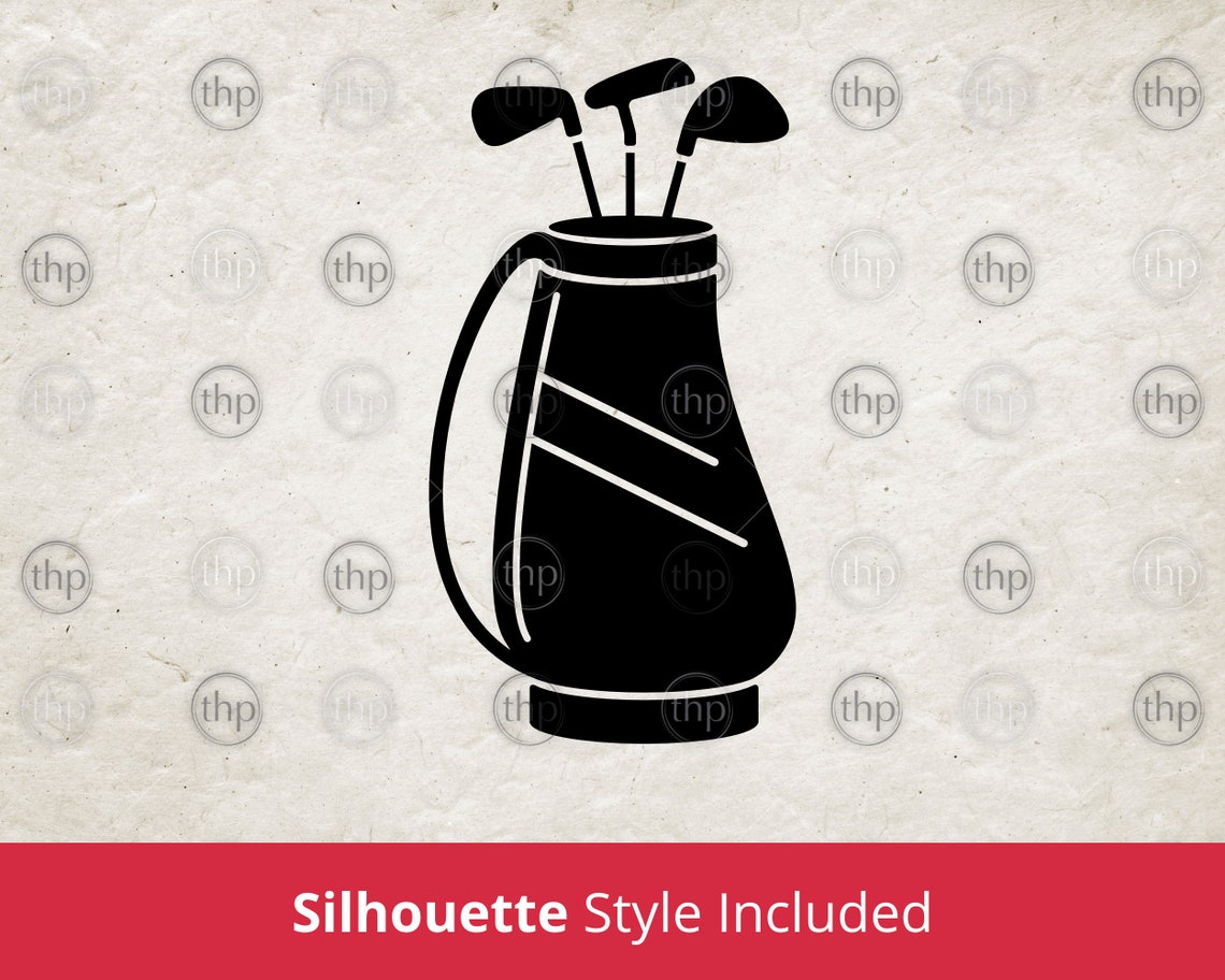 Golf Caddy SVG Golf Bag Svg Golf Clubs Svg Golf Svg | Etsy