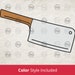 Meat Cleaver SVG Cleaver Svg, Butcher Svg, Knife Svg, Butcher Clipart ...