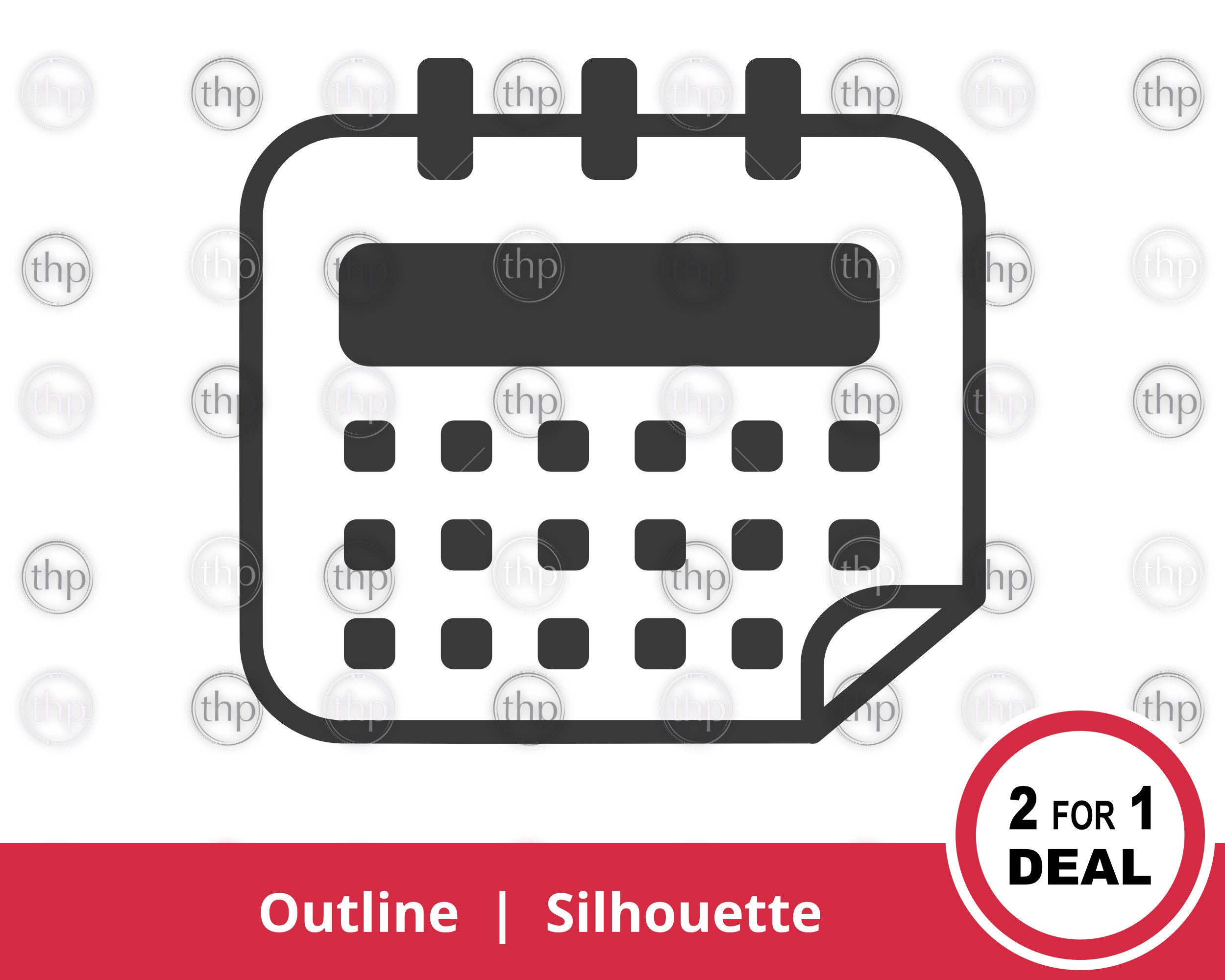 Calendar SVG Planner Svg Diary Svg Wall Calendar Svg - Etsy