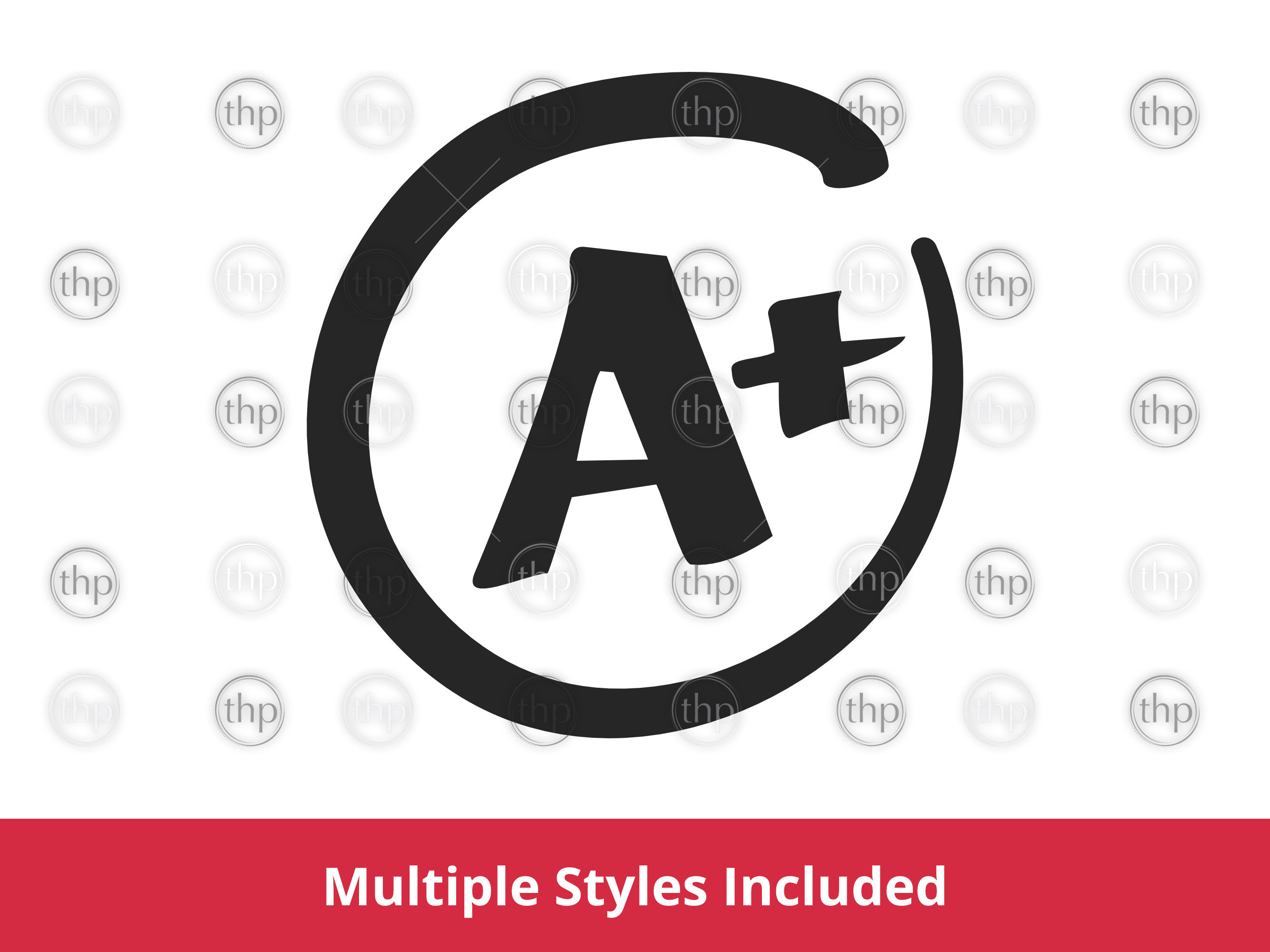 A Plus SVG EPS PNG - A+, Top Score, High Score, Exam Grades, School ...