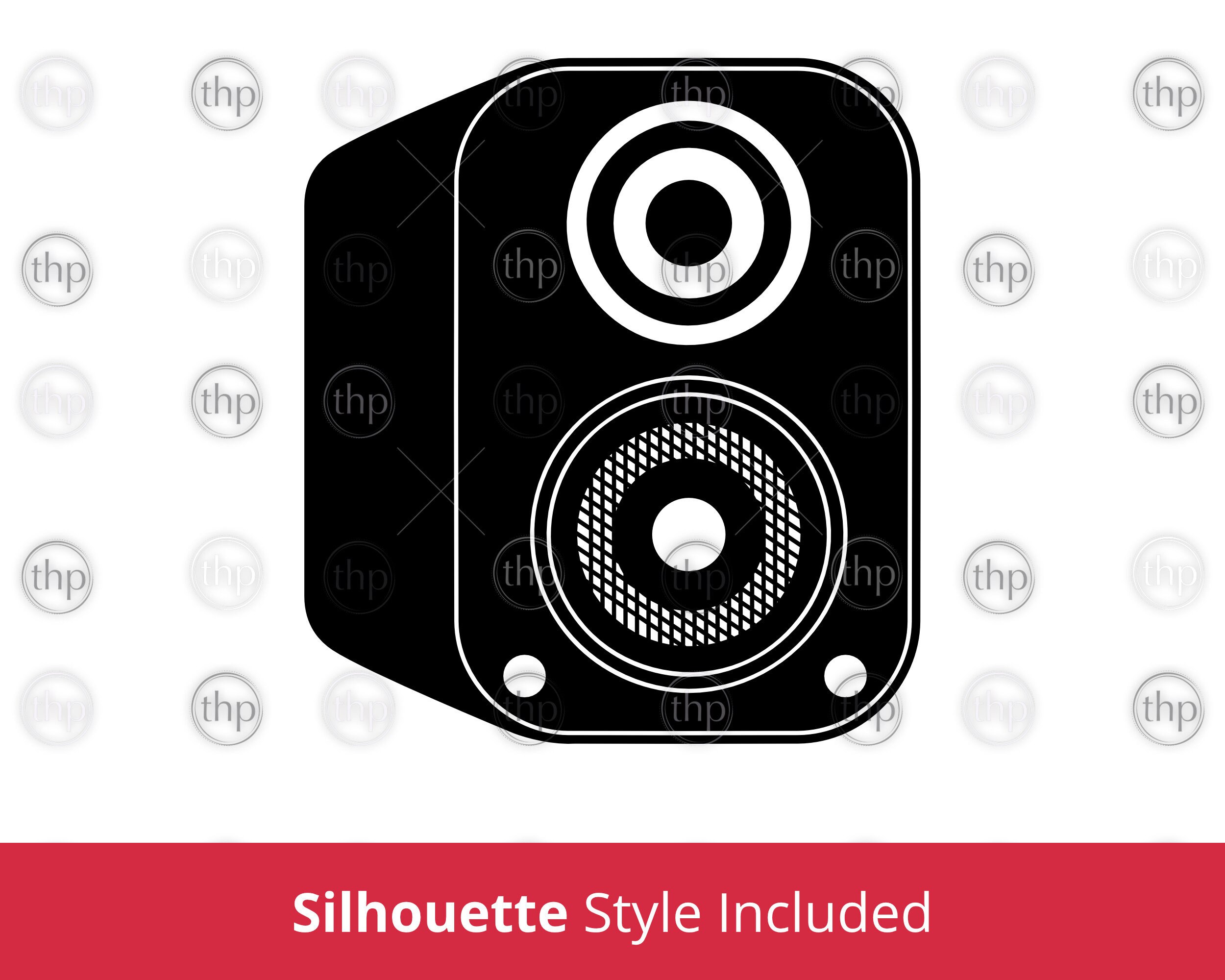 Speaker SVG Audio Speaker Svg Dj Svg Speaker Silhouette - Etsy Canada