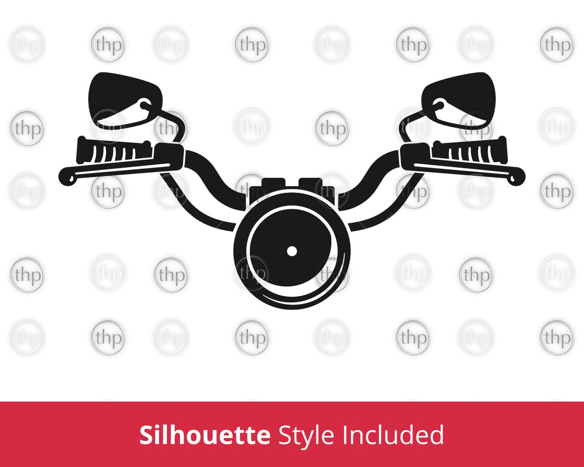 Motorcycle SVG - Biker Svg, Motorbike Svg, Motorcycle Handlebars Svg ...