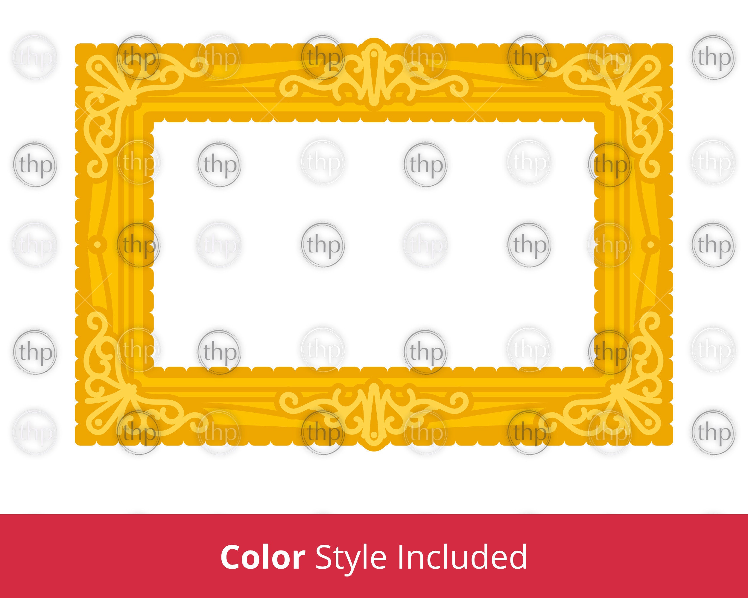 Photo Frame SVG Picture Frame Svg Fancy Photo Frames Svg - Etsy