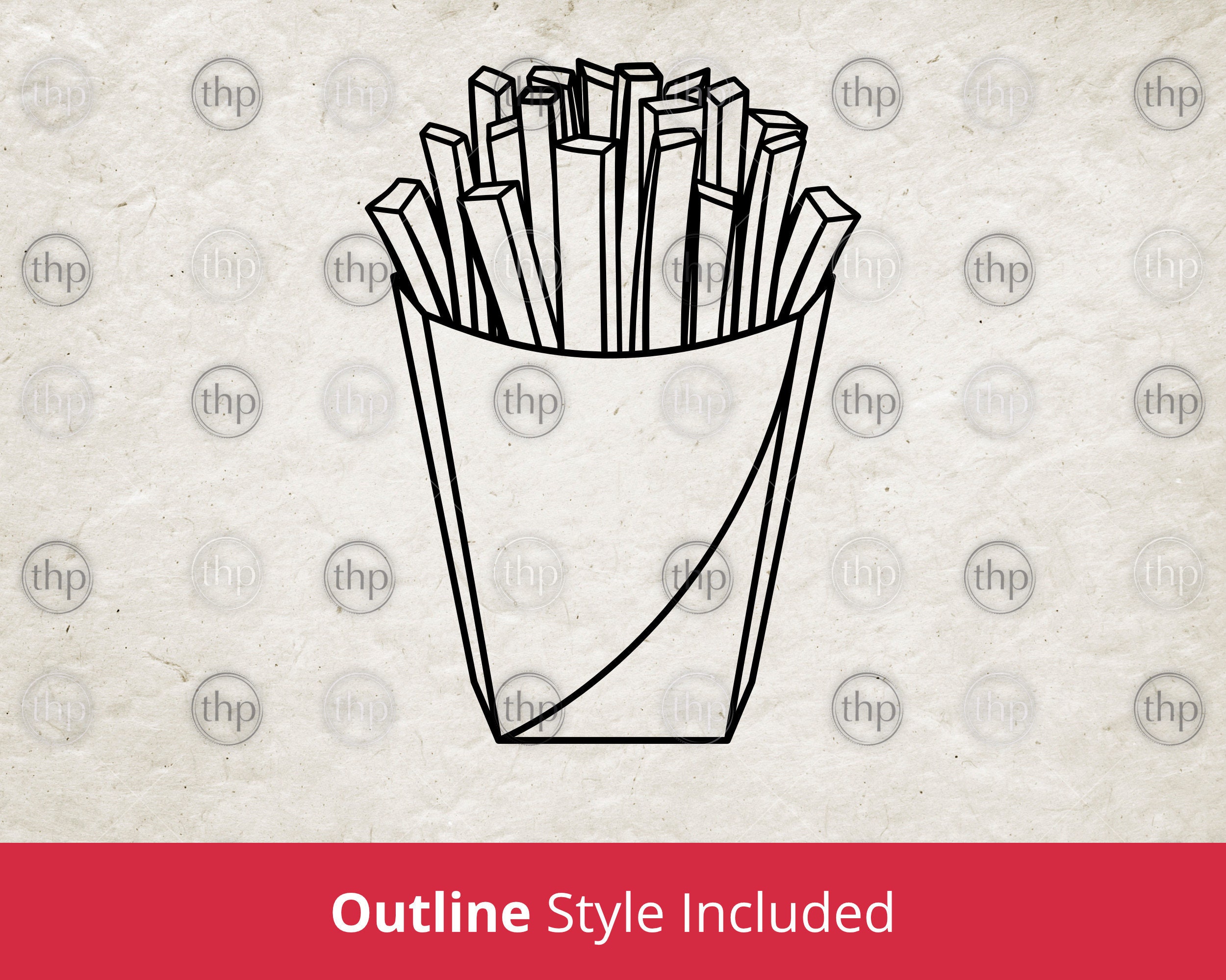 French Fries SVG Fries Svg Chips Svg Fast Food Svg French - Etsy