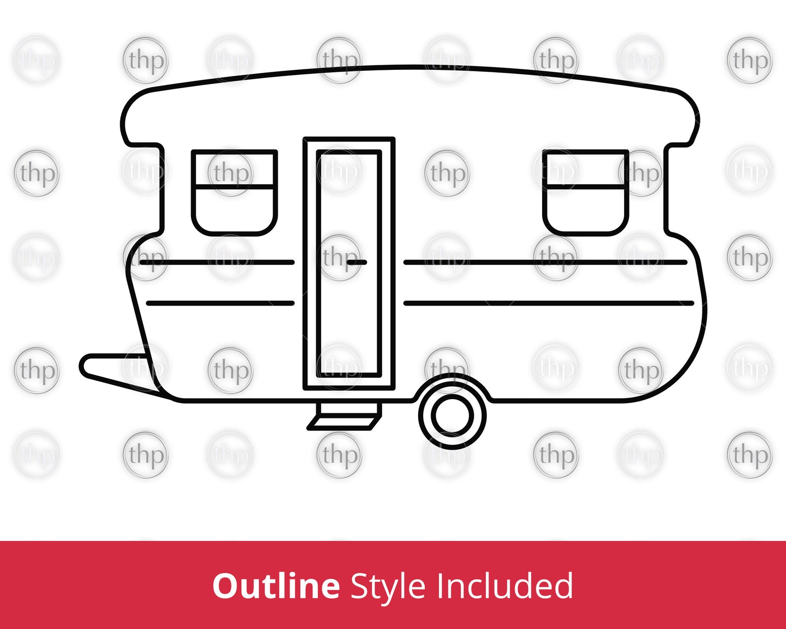 Caravan SVG Camper Svg Trailer Svg Rv Svg Road Trip Svg - Etsy
