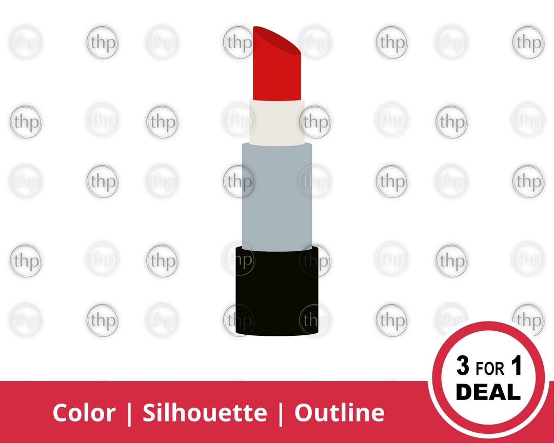 Lipstick SVG Makeup Svg, Beauty Svg, Lipstick Silhouette Svg, Lipstick ...