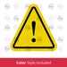 Caution Sign SVG - Warning Symbol Svg, Danger Sign Svg, Yellow Warning ...