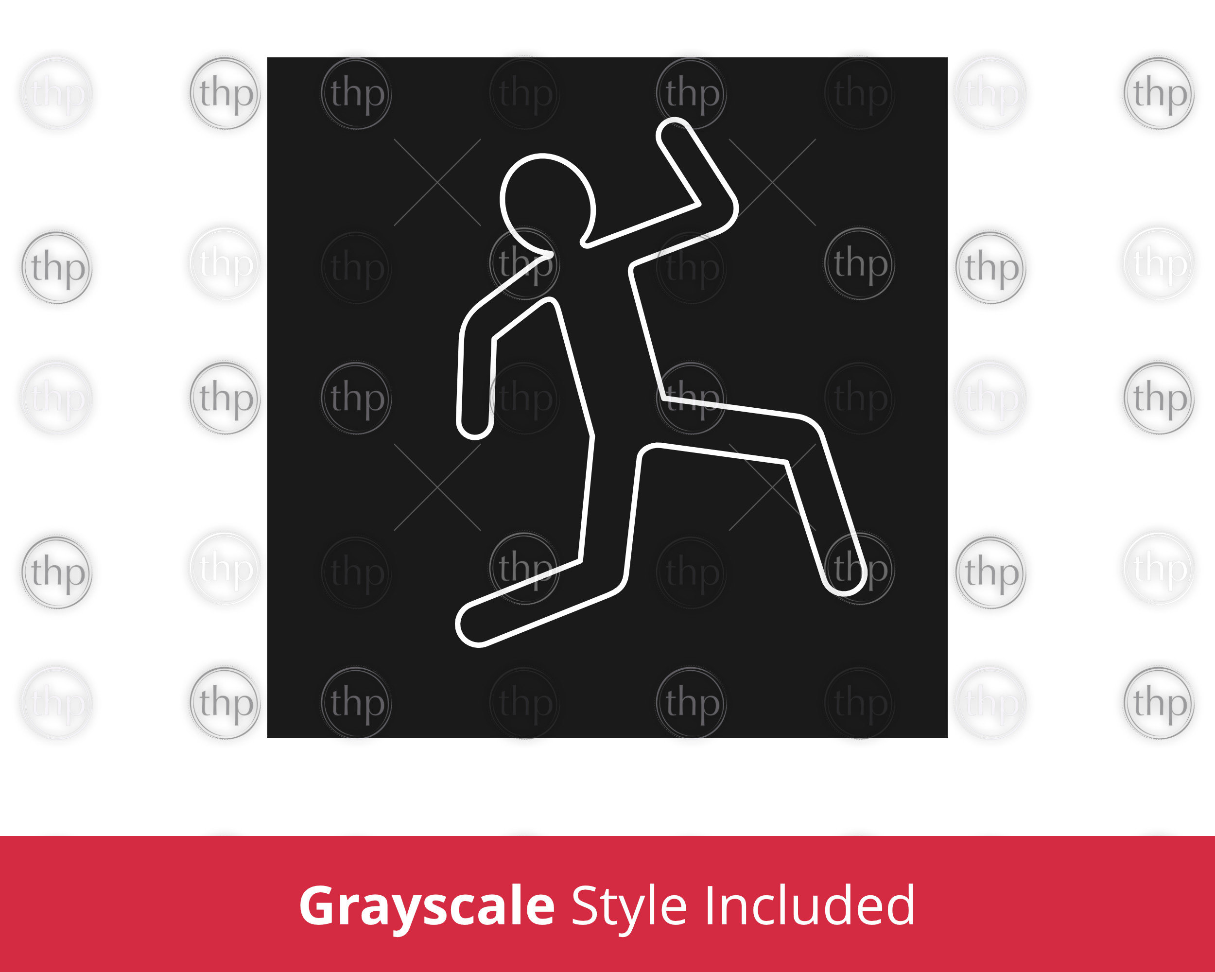 Police Chalk Outline Clip Art