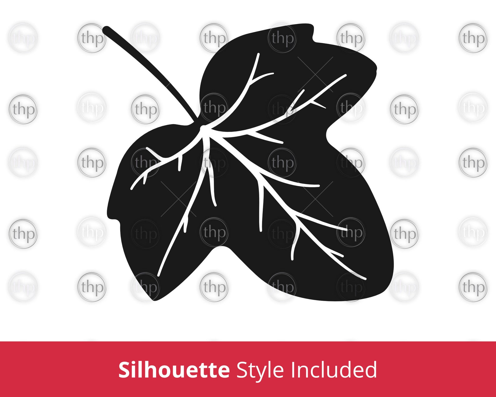 Ivy Leaf SVG - Leaves Svg, Ivy Svg, Ivy Leaf Silhouette Svg, Ivy Plant ...