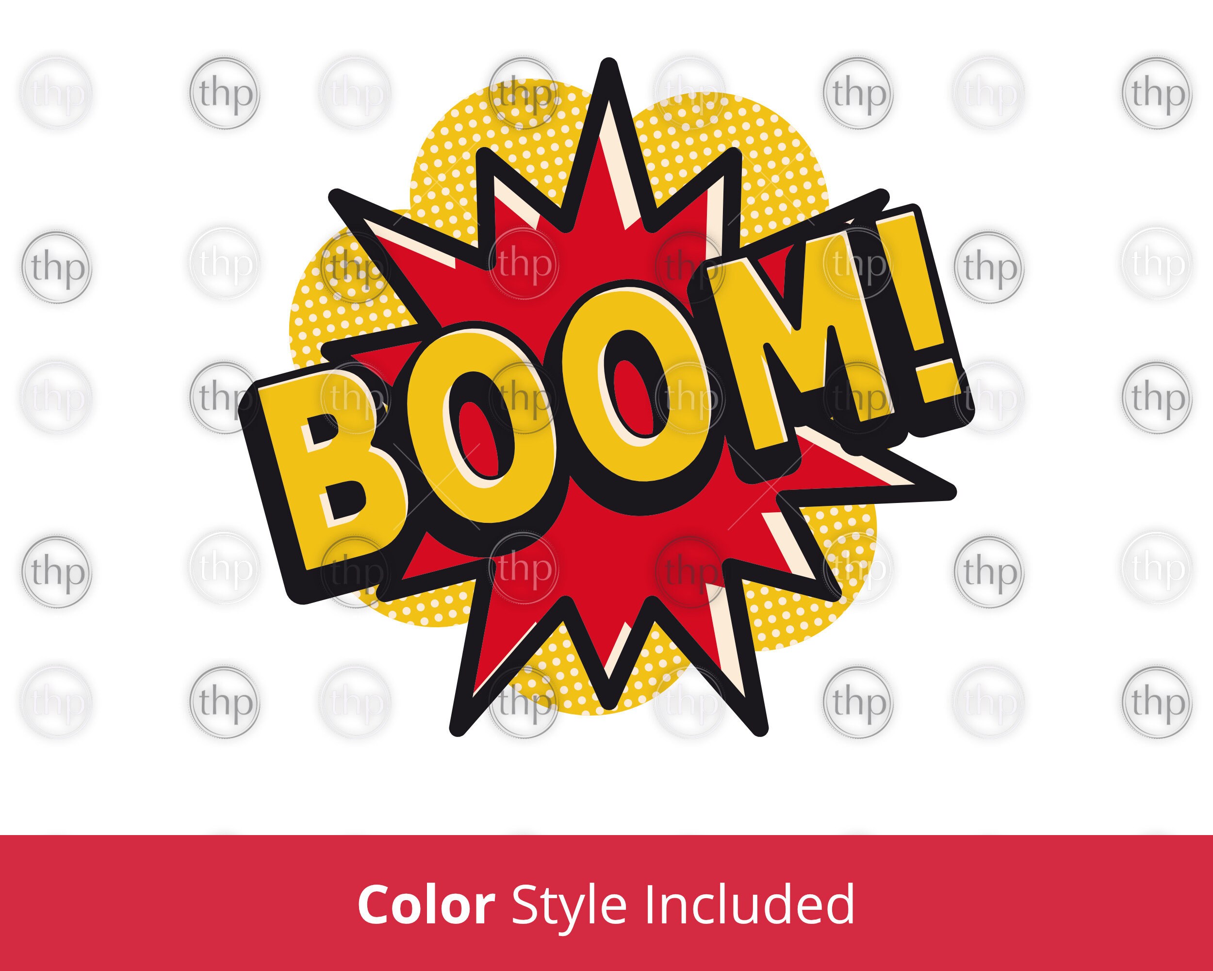 Boom SVG - Explosion Svg, Bomb Svg, Comic Book Svg, Superhero Svg ...