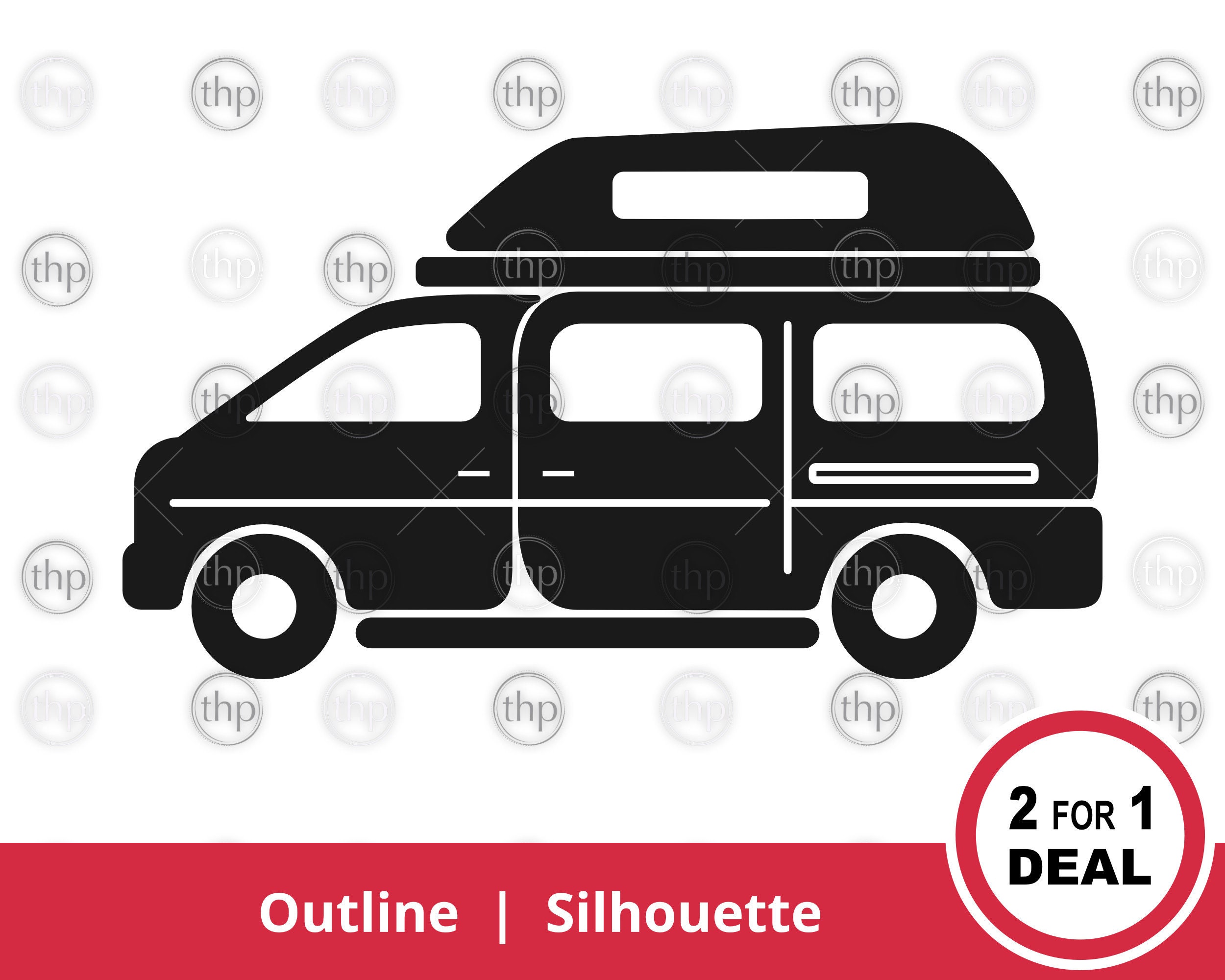 Camper Van SVG Camper Svg Campervan Svg Travel Svg Road | Etsy