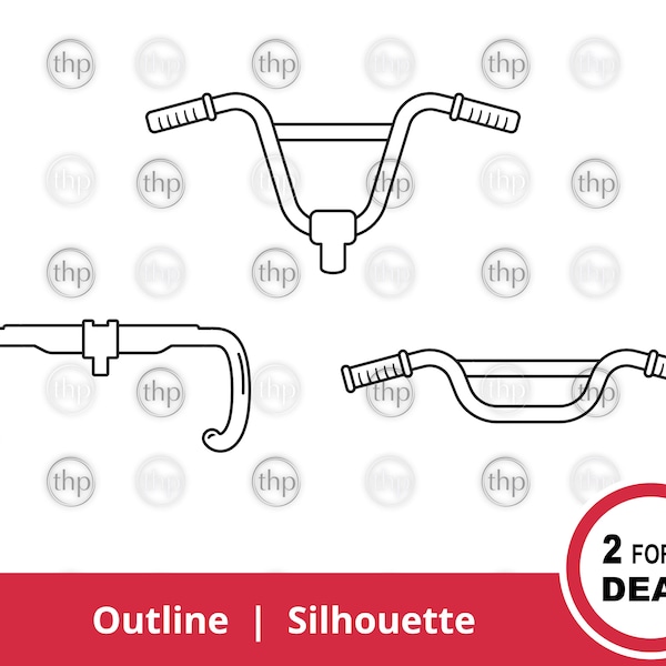 Bicycle Handlebar Svg - Etsy