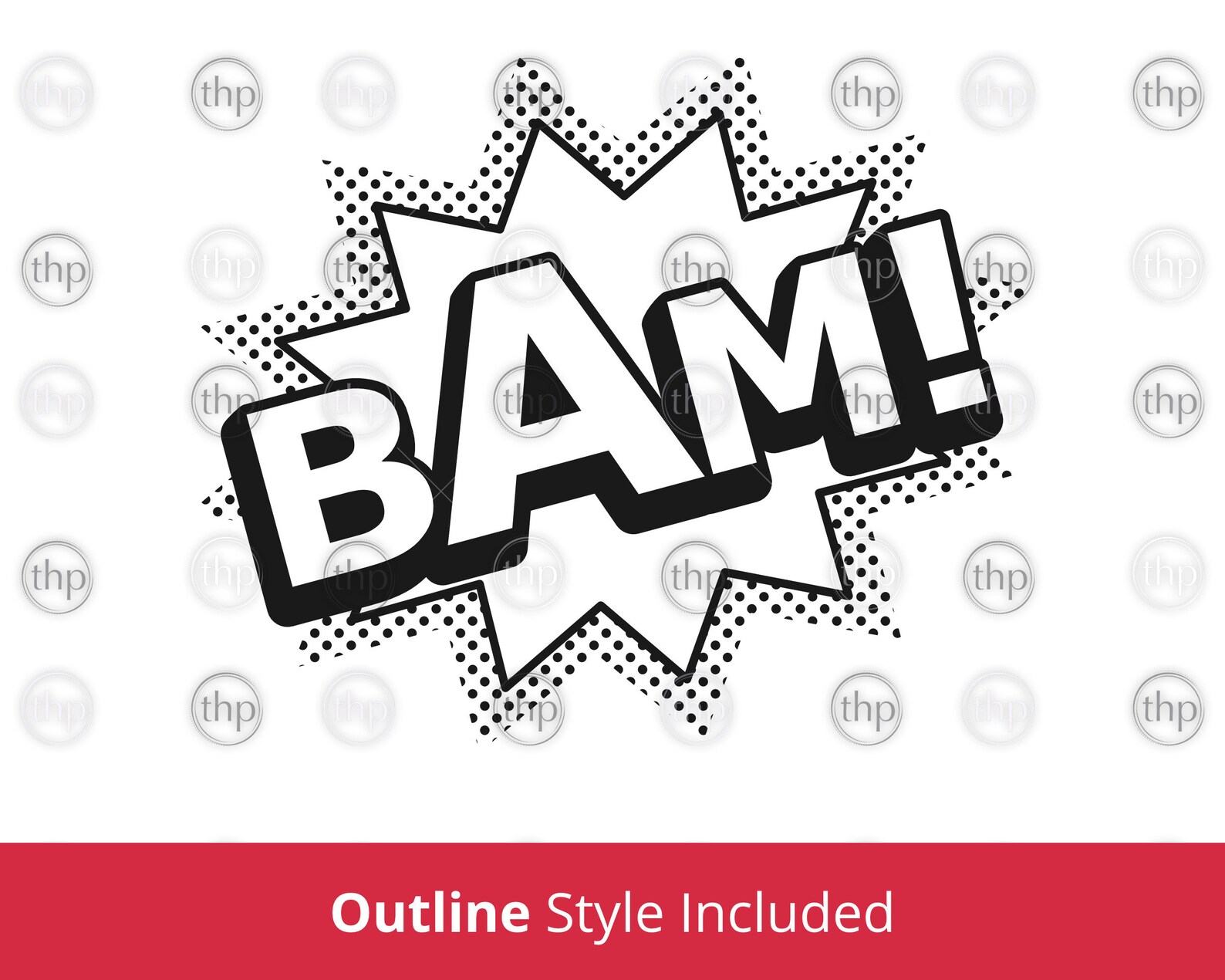 Bam SVG Comic Book Svg Superhero Svg Super Hero Svg Pop | Etsy