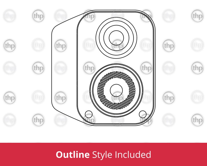 Speaker SVG Audio Speaker Svg Dj Svg Speaker Silhouette - Etsy