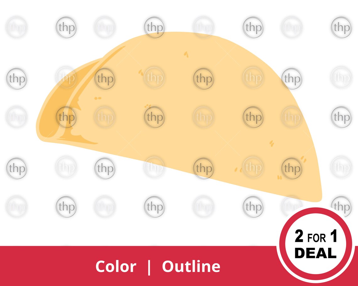 Taco SVG Mexican Taco Svg Taco Shell Outline Svg Taco | Etsy Canada