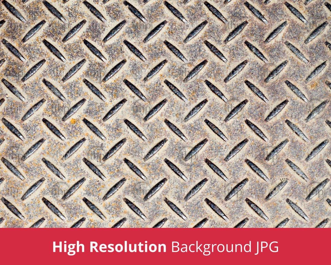 Diamond Plate Digital Paper JPG - Checkerplate Wallpaper, Diamond ...