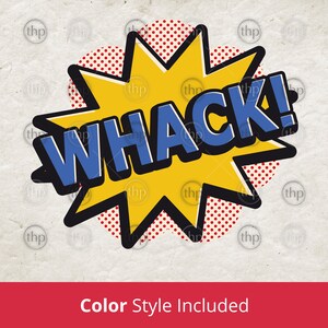 Comic Book SVG Whack Svg, Superhero Svg, Super Hero Svg, Pop Art Svg ...