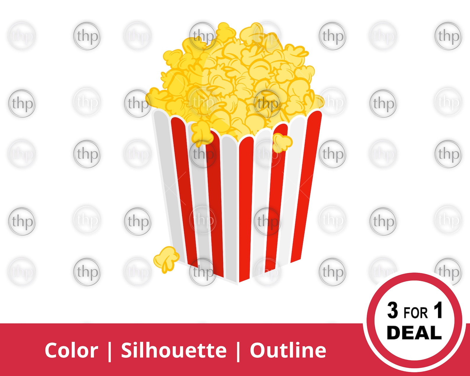 Popcorn SVG Popcorn Box Svg Movie Theatre Popcorn Svg Fast - Etsy
