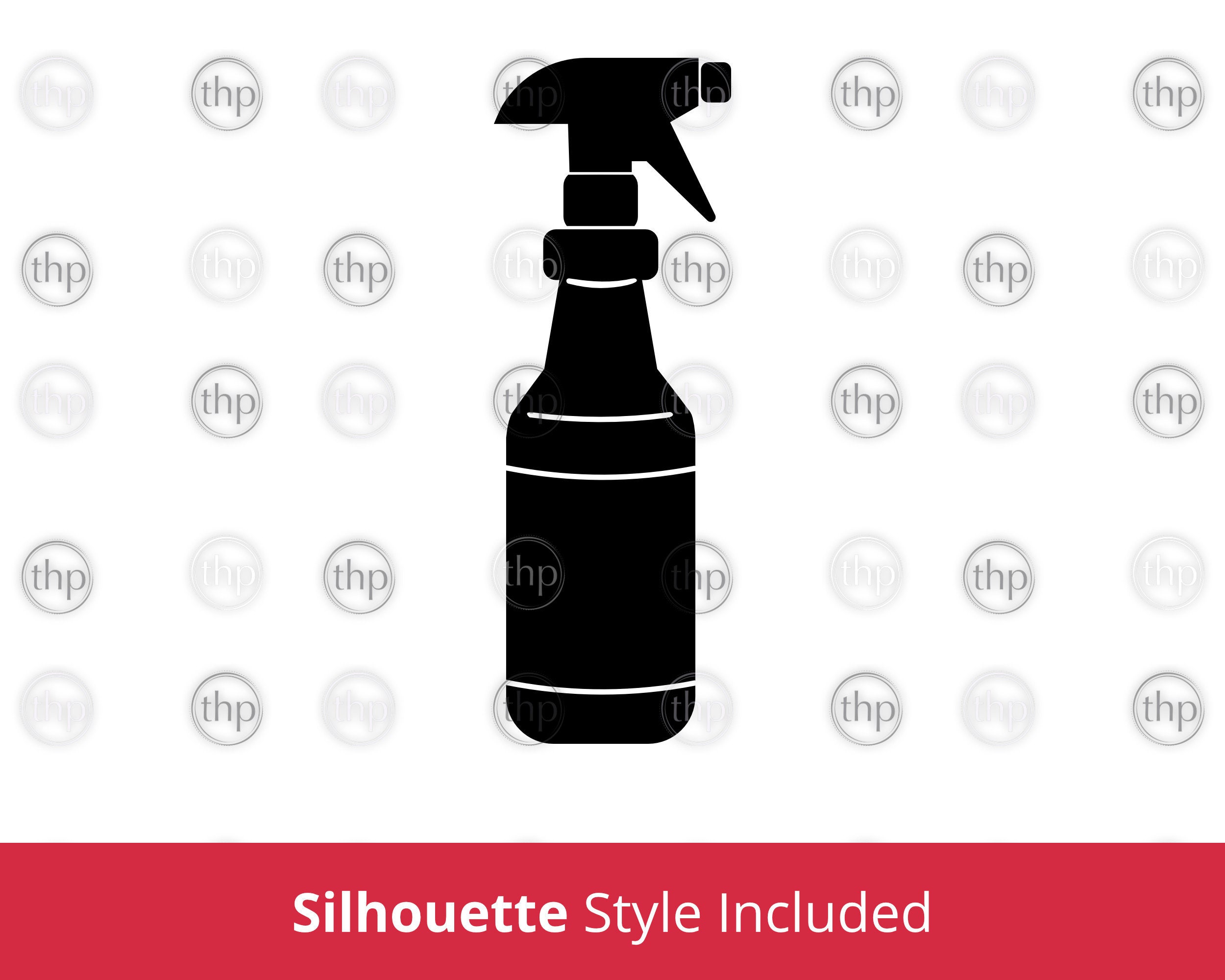 Spray Bottle SVG Spray Bottle Outline Svg Cleaning Spray | Etsy