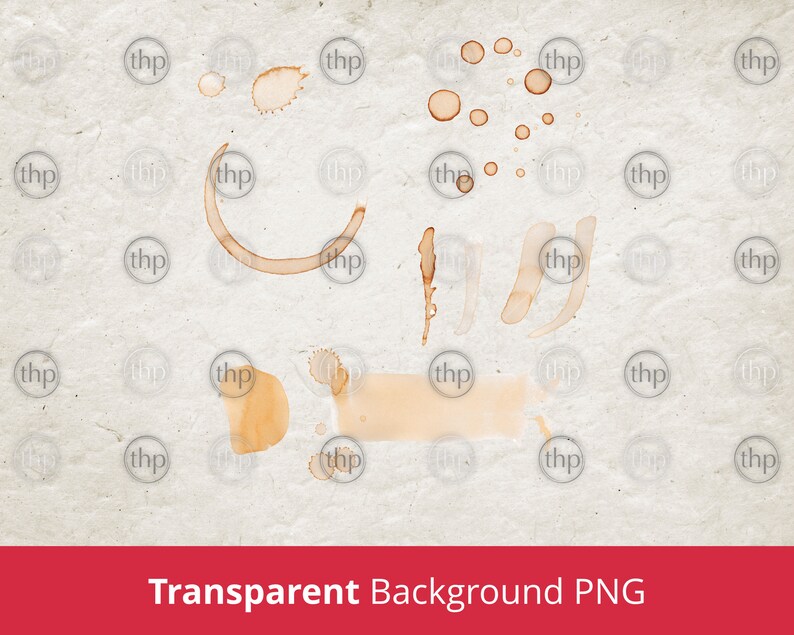 Coffee Stains PNG Coffee Marks Png Coffee Drips Png Brown | Etsy