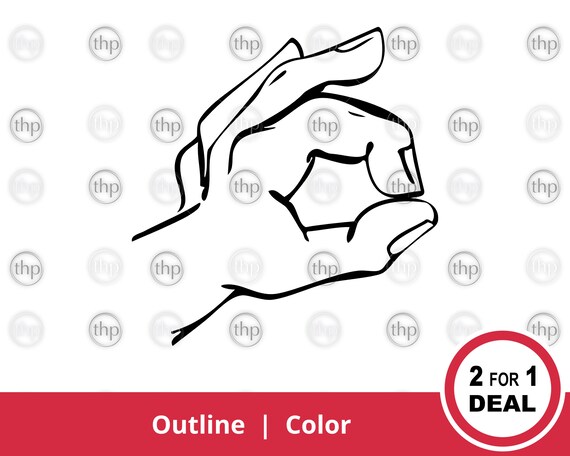 Okay SVG Ok Svg Thumb Svg Finger Svg Hand Svg Hand | Etsy