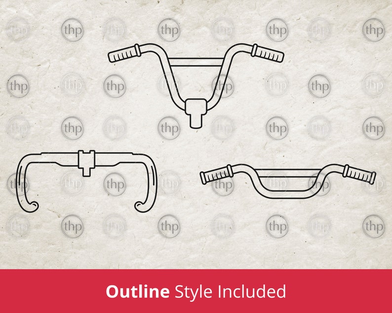 Bicycle SVG PNG Jpg Handlebars Bike Handlebar Biking | Etsy