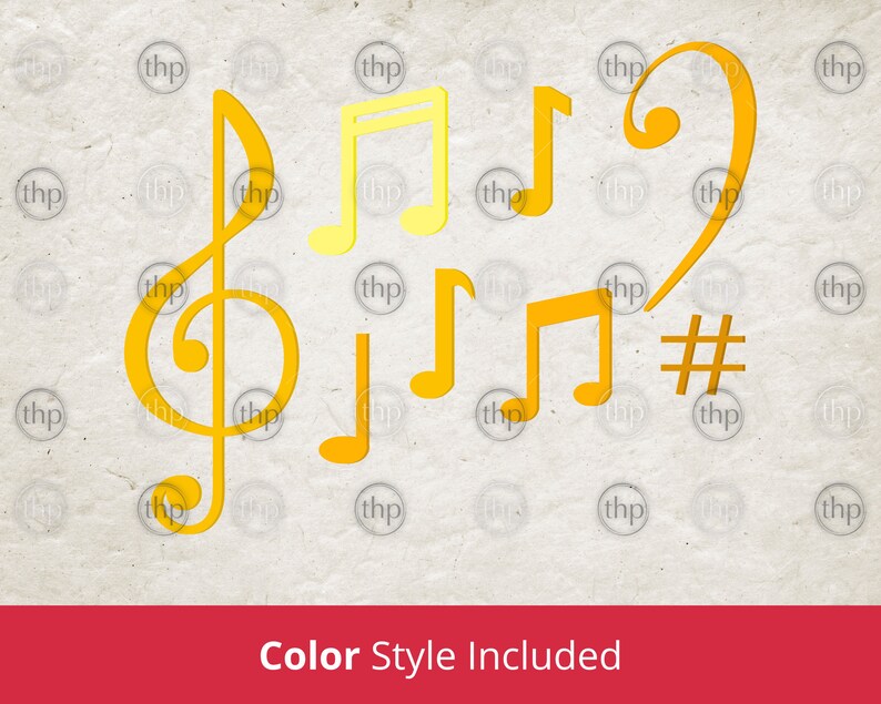 Music Notes SVG Music Symbols Svg Musical Notes Svg Bass - Etsy