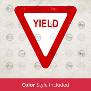 Yield Sign SVG - Yield Symbol Svg, Give Way Sign Svg, Warning Sign Svg ...