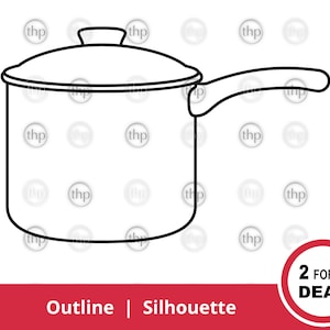 Saucepan SVG Cooking Pot Svg, Kitchen Pan Svg, Kitchen Svg, Pan Svg ...