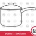Saucepan SVG Cooking Pot Svg, Kitchen Pan Svg, Kitchen Svg, Pan Svg ...