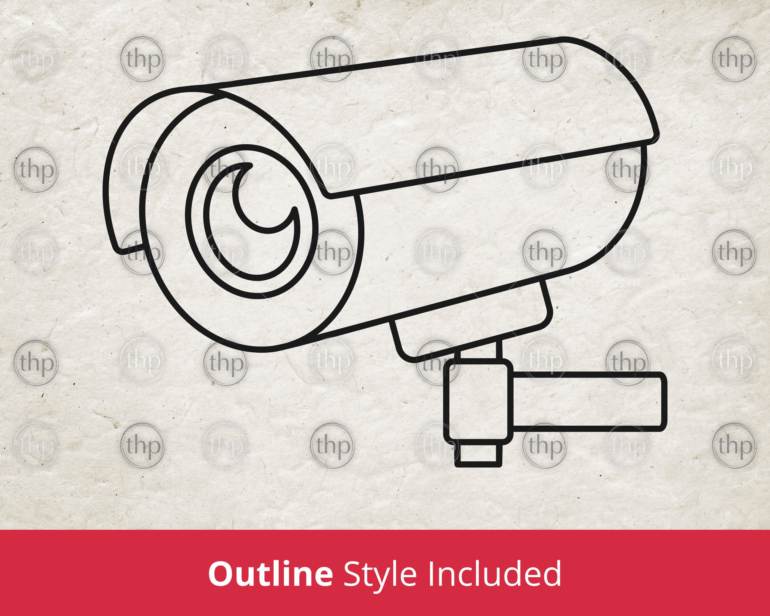 Security Camera SVG - Surveillance Camera Svg, CCTV Camera Svg, Camera ...