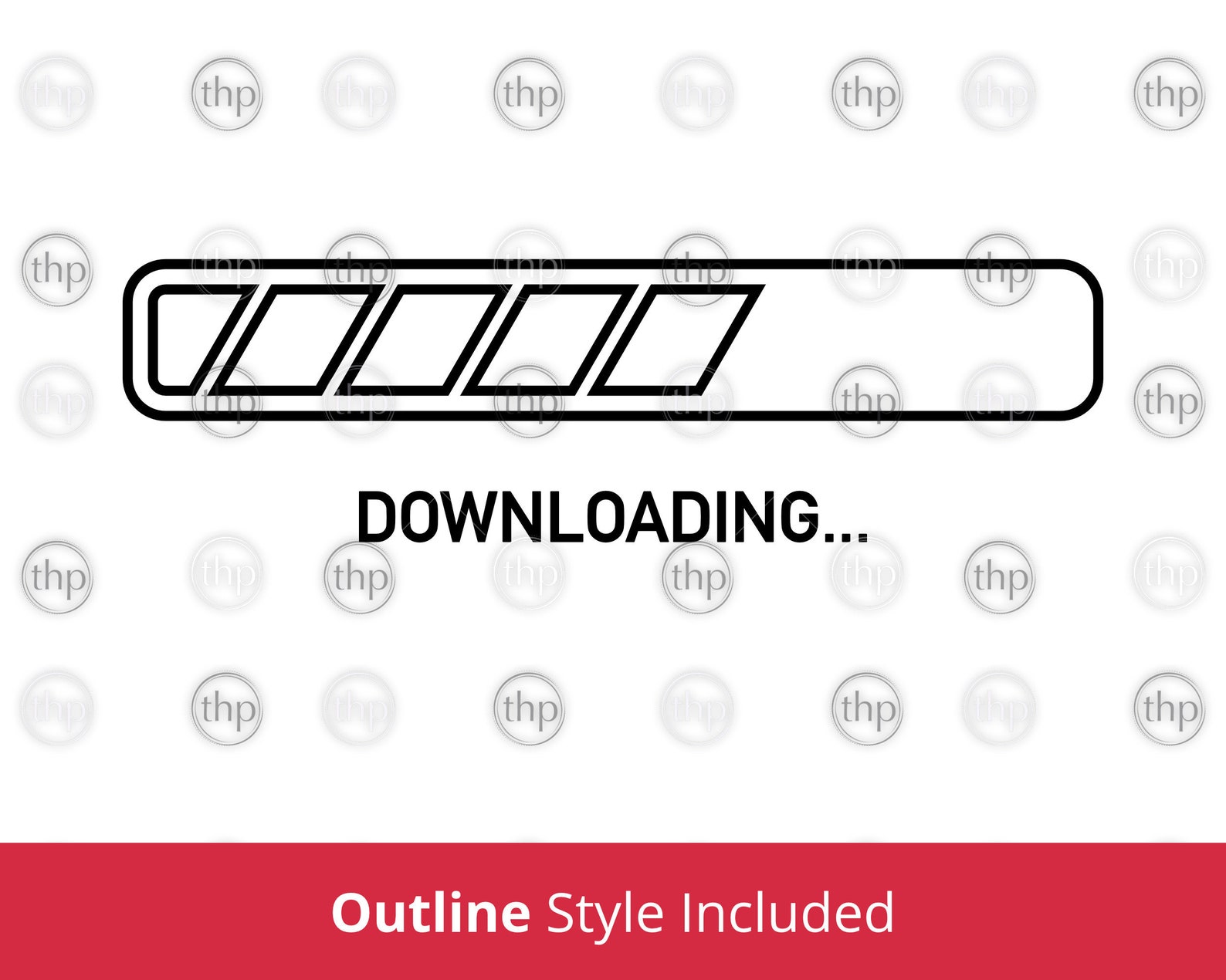 Downloading SVG Loading Bar Svg Downloading Silhouette Svg | Etsy