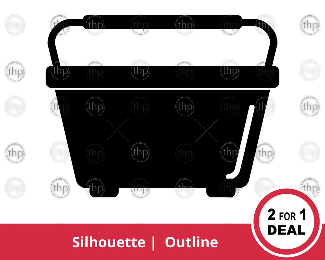 Bucket SVG - Water Bucket Svg, Cleaning Bucket Svg, Window Washer Svg ...