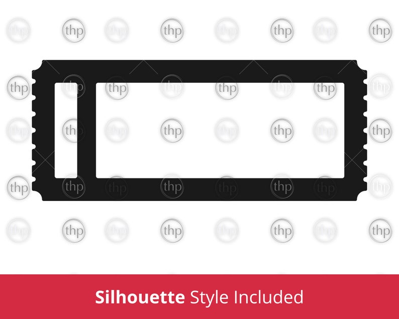 Golden Ticket Template SVG: Winning Tickets Cut Files EPS PNG (digital ...