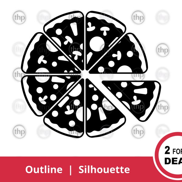 Pizza Topping Svg - Etsy